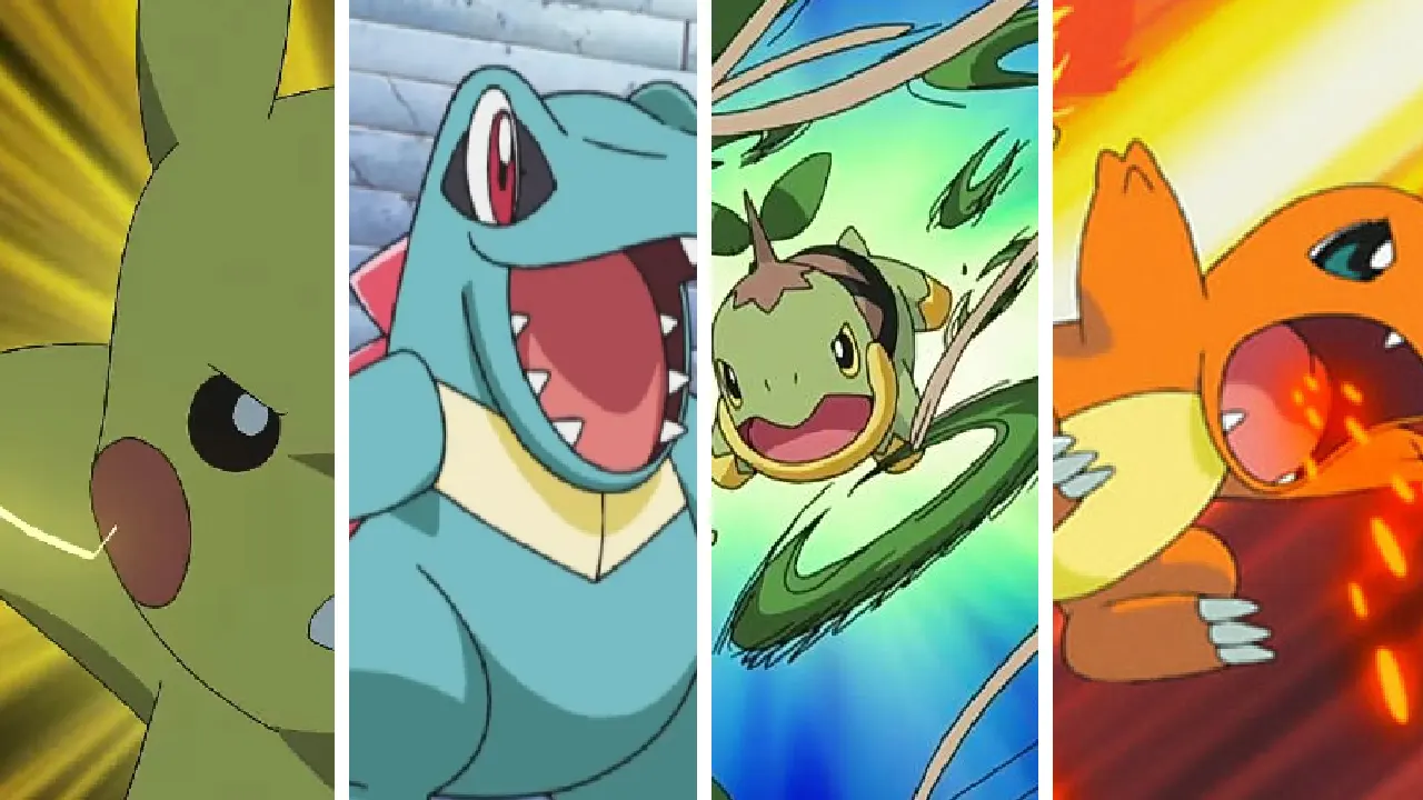 All Pokemon Starters Gen 1 6
